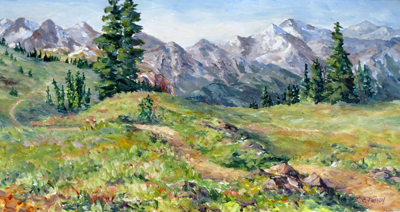 Elaine Tweedy - Canadian Artist - Beyond the Meadow, Sunshine Meadows ...